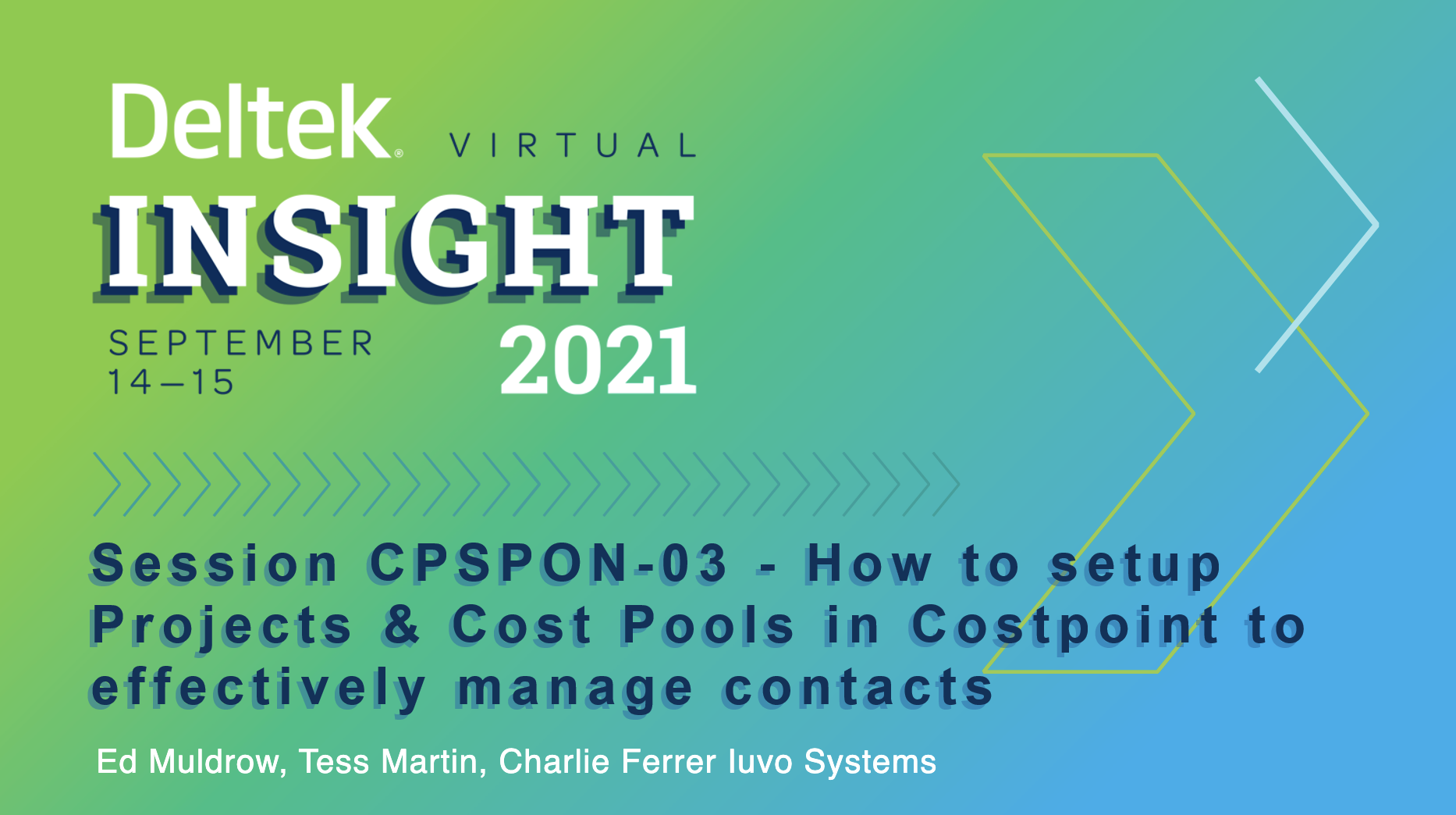 How to Setup Projects and Cost Pools in Costpoint [On-Demand Webinar]