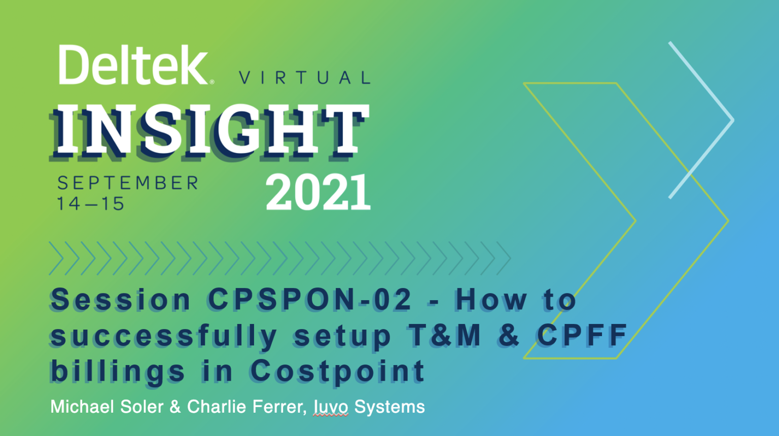 How to Setup T&M & CPFF Billings in Costpoint [On-Demand Webinar]