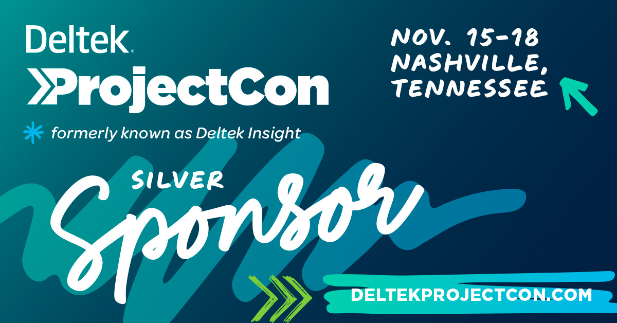 Silver Sponsor 2022 Deltek ProjectCon