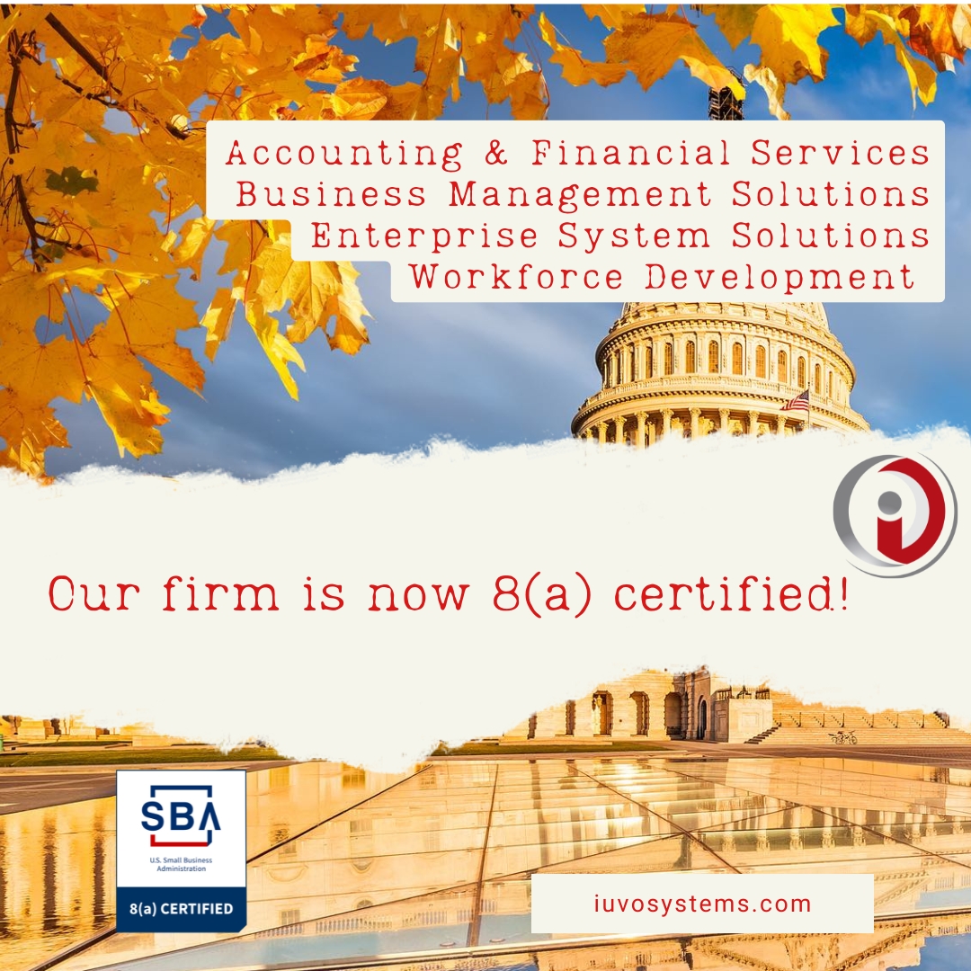 Iuvo Systems Achieves 8(a) Certification from the SBA